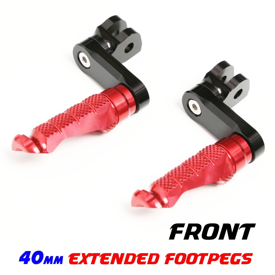 40mm Extended Front Foot pegs R-Fight For Bonneville T100 24 23 22 21 ...