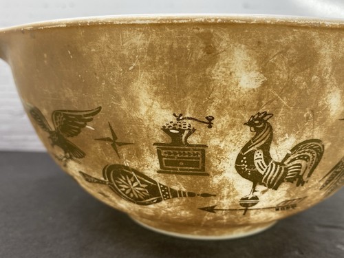 Vintage Pyrex Early American #442 1 1/2 Qt Cinderella Mixing Bowl Brown ...