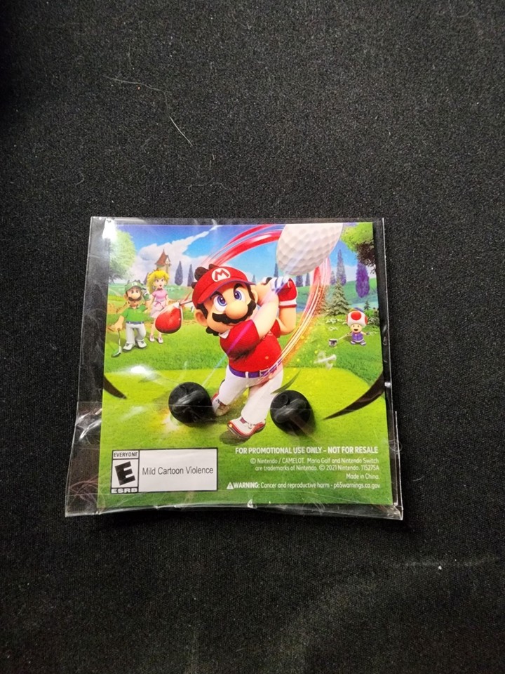 Mario Golf Super Rush Pin Set Gamestop Exclusive Limited Edition Mario ...