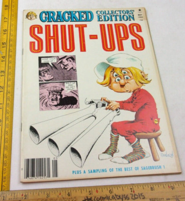 1982 CRACKED Shut-Ups magazine Severin cover F Sagebrush | eBay