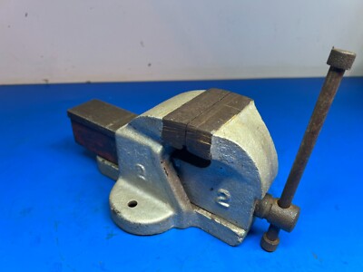 VINTAGE No. 2 BENCH VICE 3.5" Jaw - 4" Opened - MADE IN ENGLAND | eBay UK