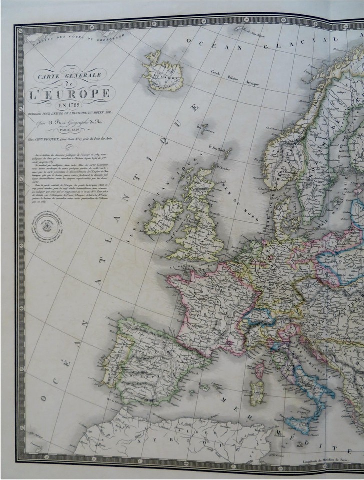 Revolutionary Europe in 1789 Austria France Poland 1826 Brue large ...