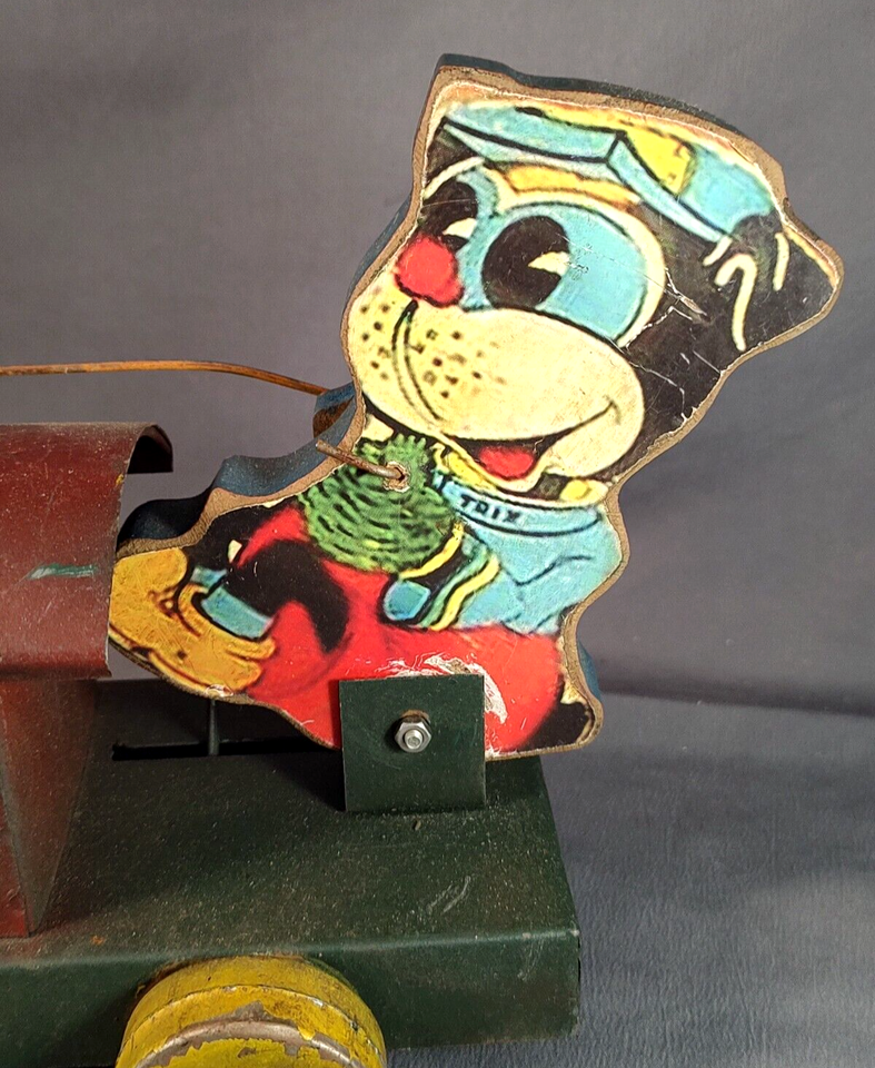 Gong Bell Mfg. Co. LOCO TRIX Pull Toy Reproduction | eBay