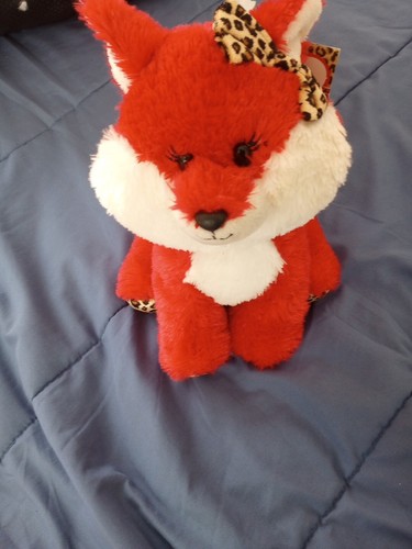 Aurora Lotsa Love Red Fox Leppard Bow | eBay