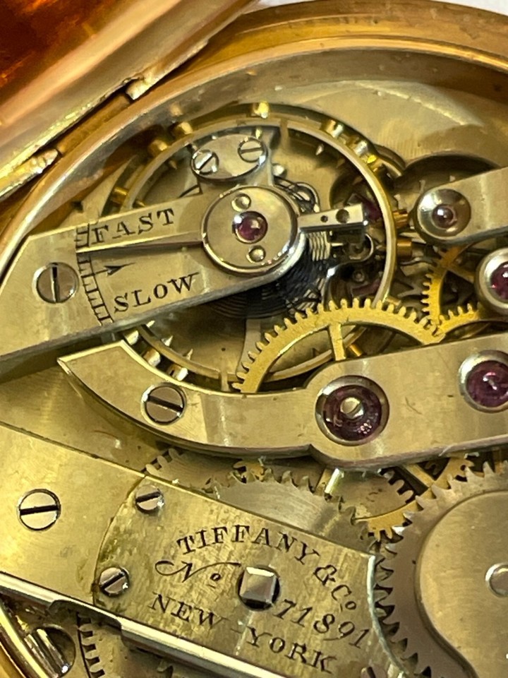 18k Gold 1885 Tiffany mini Pocket Watch With Patek Phillips or Ed Koehn ...