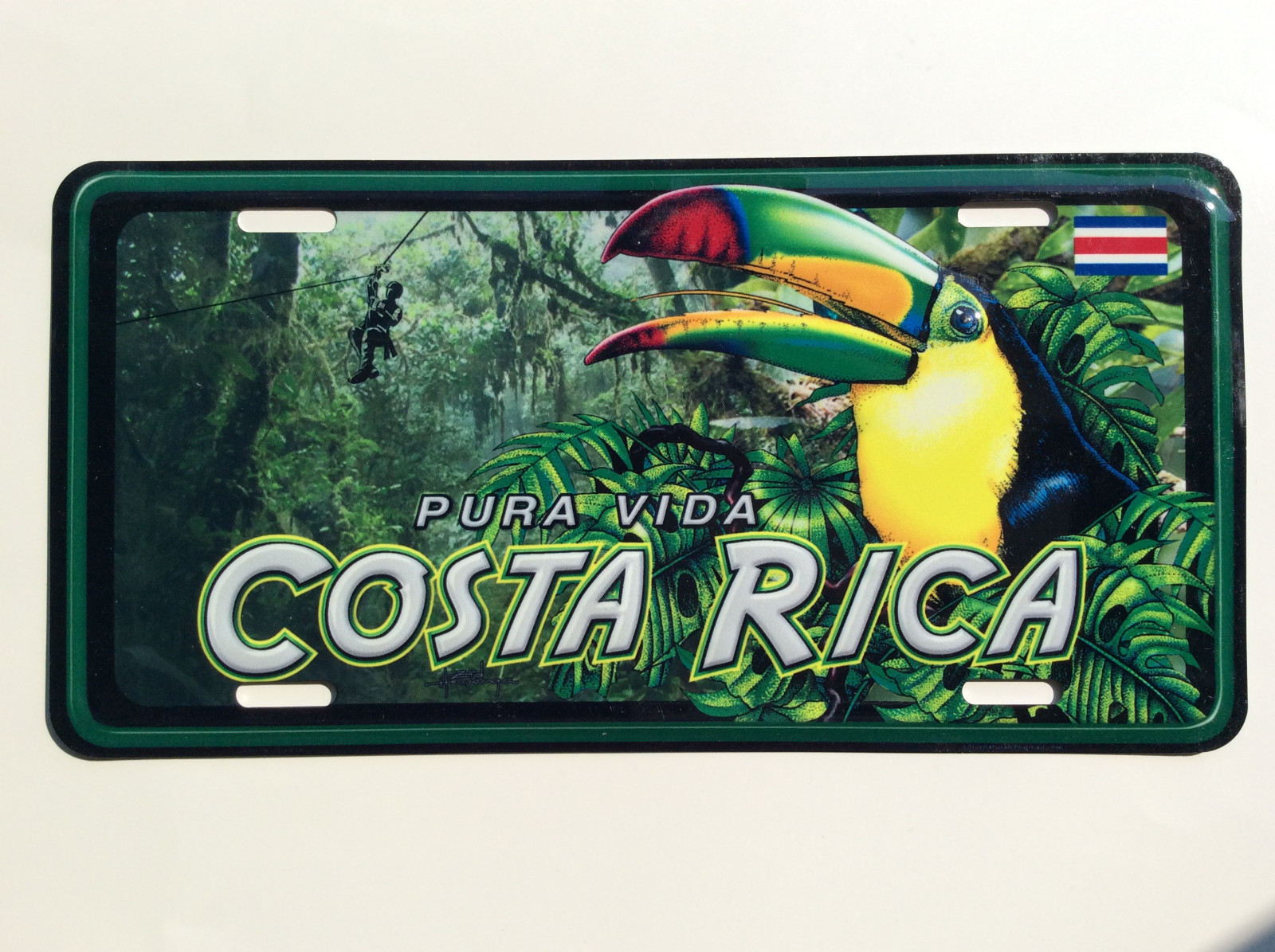 COSTA RICA PURA VIDA CENTRAL AMERICA LICENSE PLATE CRLP 7 | eBay