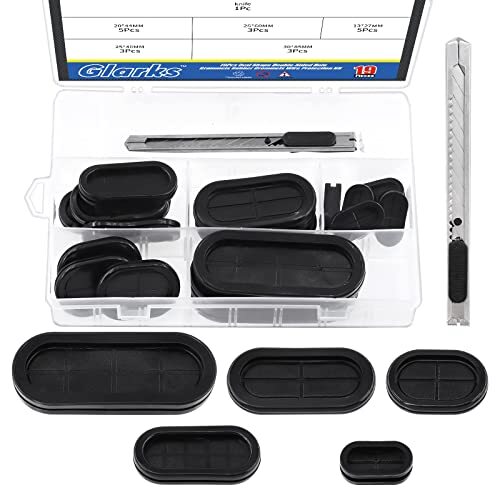 20 Pcs Double Sided Oval Rubber Grommet Assortment Kit Firewall Hole ...