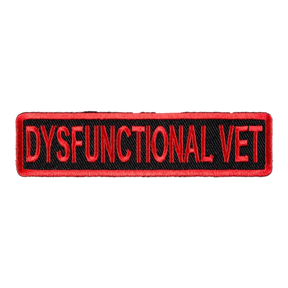 Dysfunctional Vet Patch, Military Veteran Patches | eBay