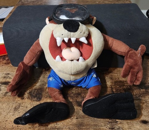 Tasmanian Taz Devil Snorkeling Swim Looney Tunes plush toy stuffed ...