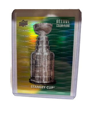 2023-24 UD Allure Hockey Stanley Cup Color Flow Yellow-Green SP | eBay