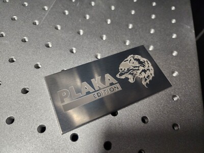 CUSTOM Engraved Plaque Emblem Badge Interior / Engine Personal Car ...