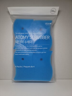 Atomy Antibacterial Scrubber 4pcs | eBay