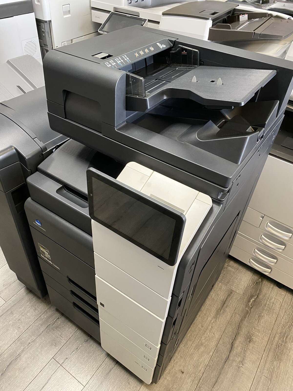 Konica Minolta Bizhub C550i (6k Meter Only) FS-539 Finisher Printer ...