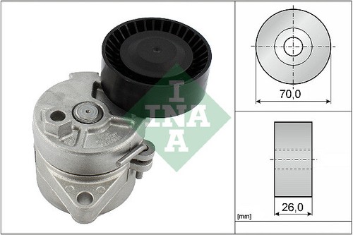 New Belt Tensioner, V-ribbed belt for BMW:E39,E38,E53,E36,E86 ...
