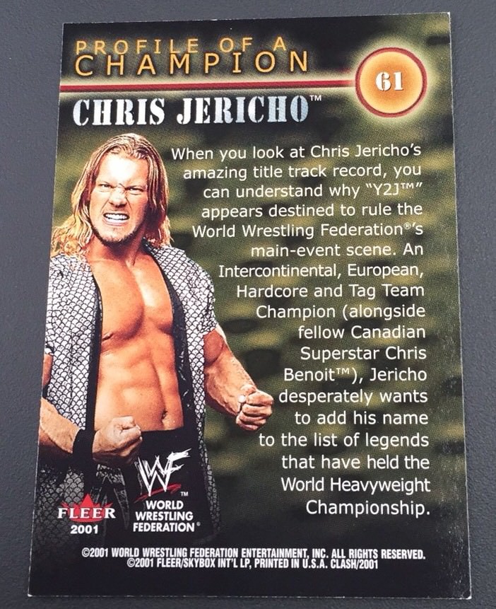 Chris Jericho 2001