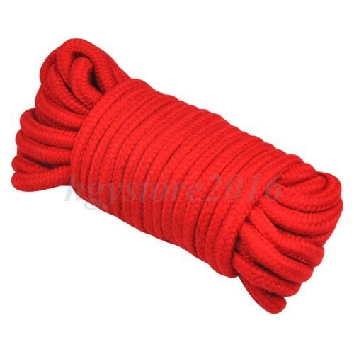 33ft/10M Thicken Cotton Hemp Rope Restraint Japanese Shibari Arm ...