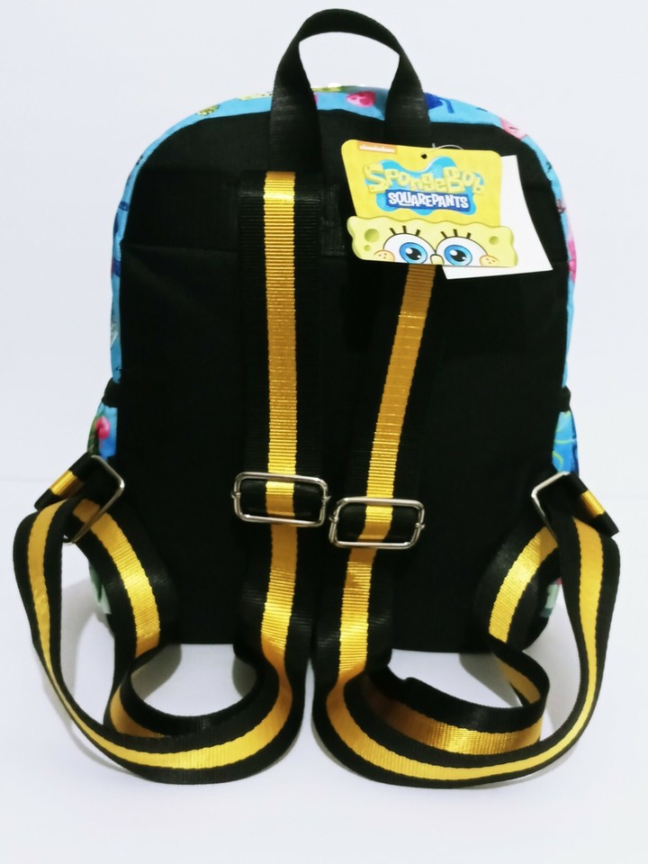 Nickelodeon Spongebob Patrick Mr. Krabs All Over Print 12" Backpack ...