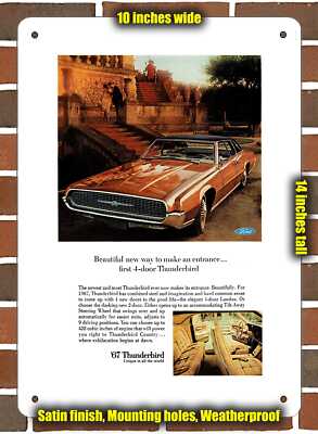 Metal Sign - 1967 Ford Thunderbird _2- 10x14 inches | eBay