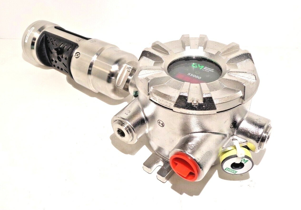 MSA General Monitors S5000 Gas Monitor with IR400 Gas Detector Mfg ...