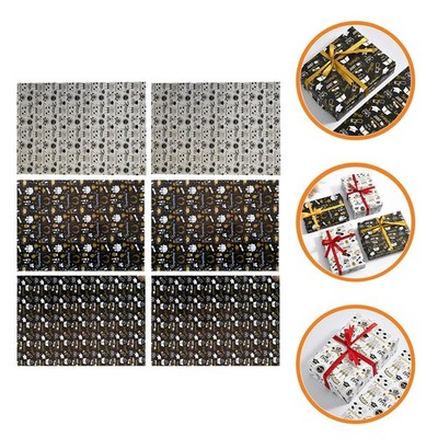 6 Sheets Graduation Theme Wrapping Paper Graduation Gift Bouquet ...