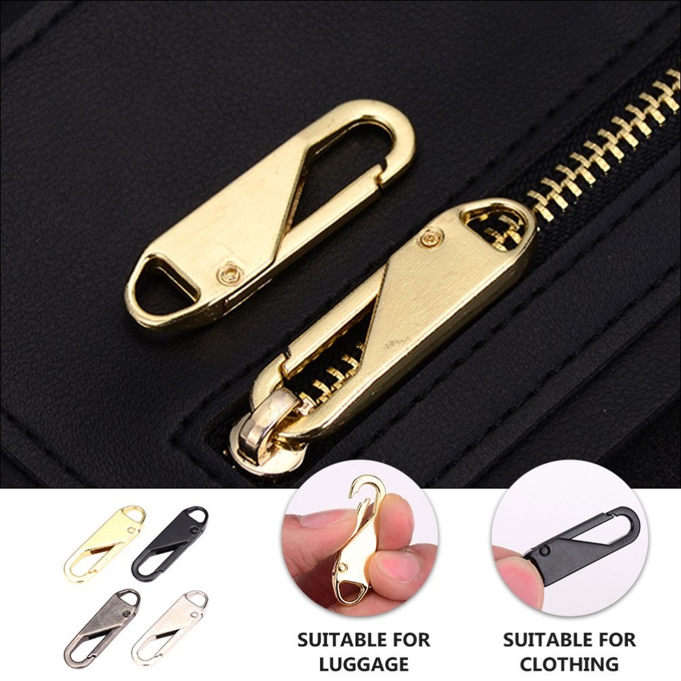8Pcs Detachable Zipper Pulls All-purpose Metal Zipper Tags Zipper ...