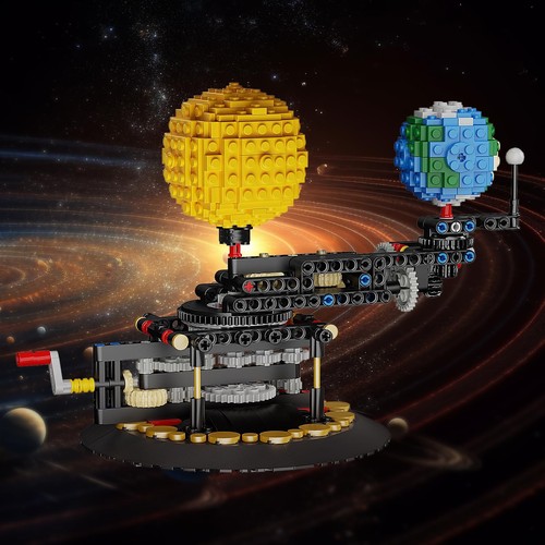 Solar system earth sun moon toy block present Legouniverse t... Ships ...