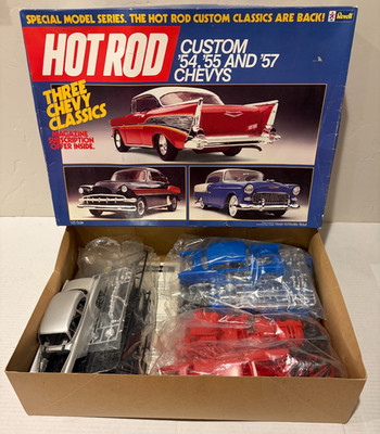 1985 HOT ROD 3 Custom Chevy Classics Revell 1/25 Model Kit 1954 1955 ...