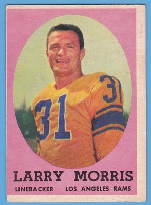 1958 Topps #50 Larry Morris. Los Angeles Rams. EX+-EX/MT (OC). | eBay