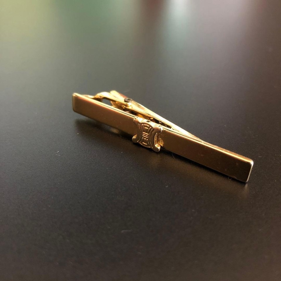 CELINE Celine Tie Clip / Tie Bar gold | eBay