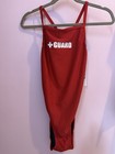 NWT Red Women’s One-Piece Officially Licensed LIFEGUARD Swim Suit Sz 38 ...