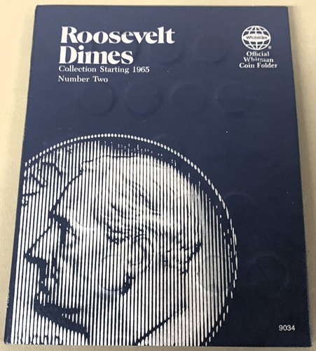 # C10132 WHITMAN # 2 ROOSEVELT DIME ALBUM with 37 DIFFERENT DIMES | eBay