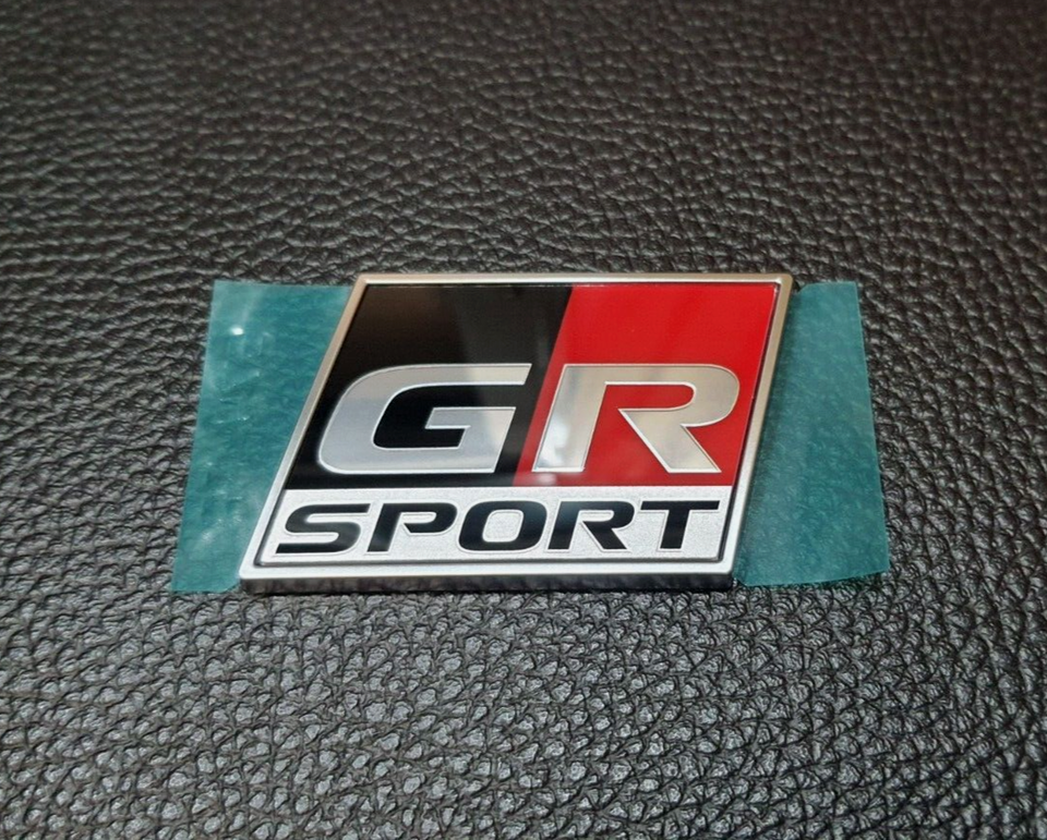 GENUINE GR SPORT LOGO EMBLEM BADGE FOR BLACK DOOR TOYOA HILUX REVO ...