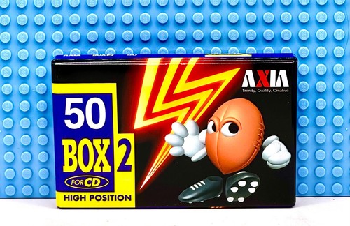 AXIA BOX 2 50 1996 JAPAN TYPE II BLANK CASSETTE TAPE (1) (SEALED) | eBay