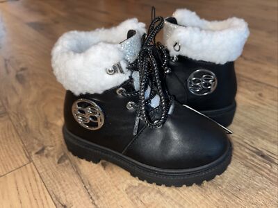 New Bebe girls sparkly matte boots with BLING Size 11 Boots Rhinestone ...