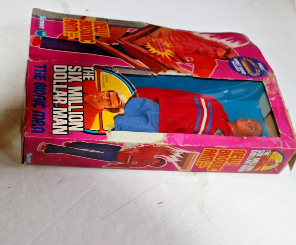 1978 Kenner SIX MILLION DOLLAR MAN Action Figure w/ Biosonic Arm Boxed ...