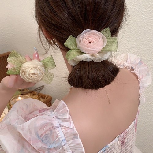 Hair Accessories Rose Flower Grab Clip Alloy Hairpin High Quality Hair ...