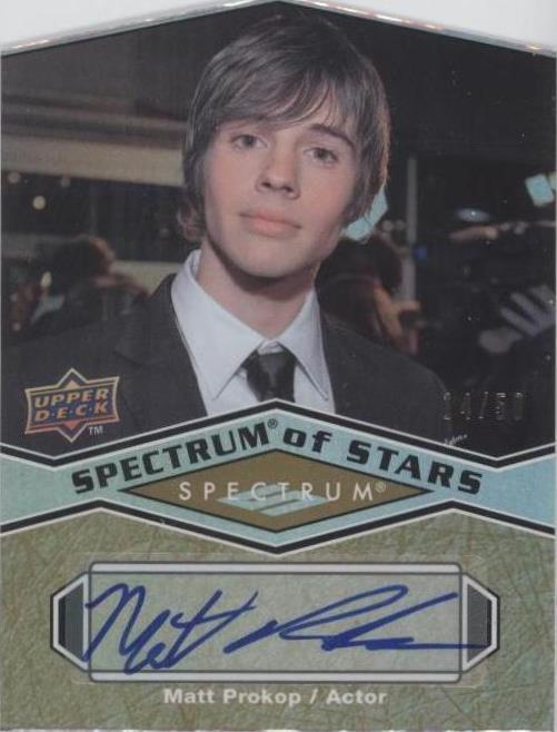 2009 Upper Deck Spectrum - Spectrum of Stars Matt Prokop #PR Die-Cut ...