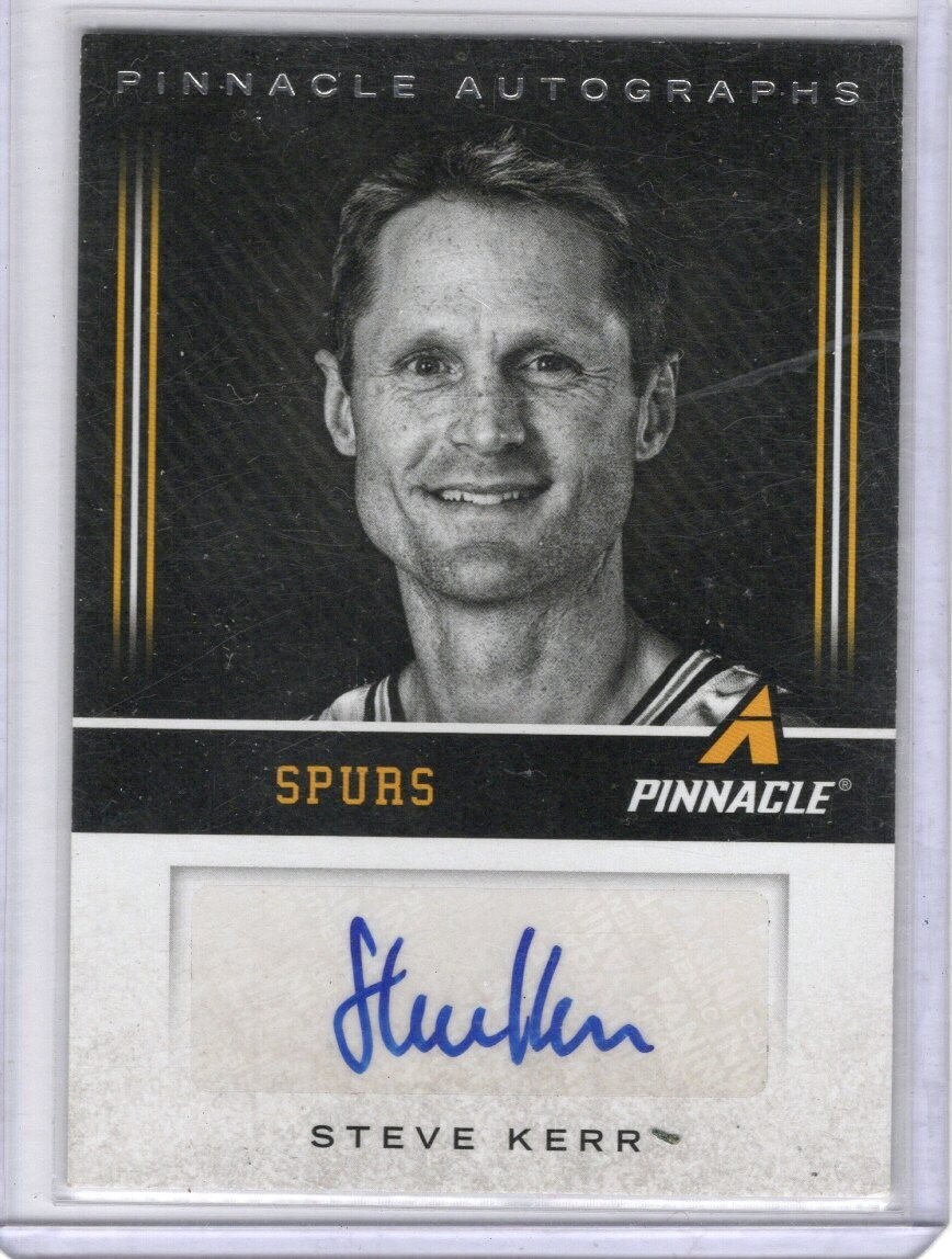 2013-14 Panini Pinnacle Steve Kerr Auto #178 San Antonio Spurs | eBay