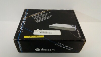 NEW IN BOX! DIGICOM 8 PORT SWITCH 10/100 SWT10-100 8E4071 MINI | eBay