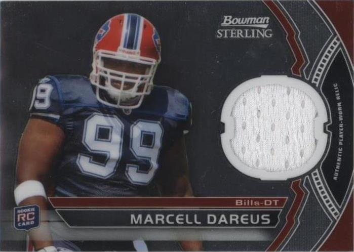 2011 Bowman Sterling - Relics Marcell Dareus #BSR-MD (MEM, RC) for sale ...