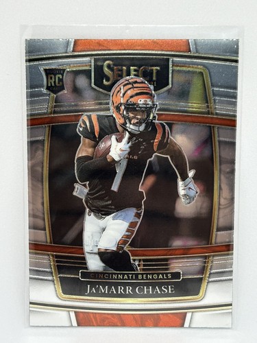 2021 Select Football JaMarr Chase Rookie Card RC Concourse Level #47 ...