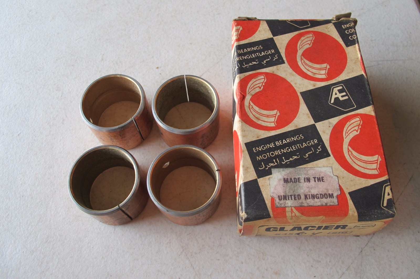 Glacier Piston Pin Bushing for Austin Leyland Morris (s4580l Std) for ...