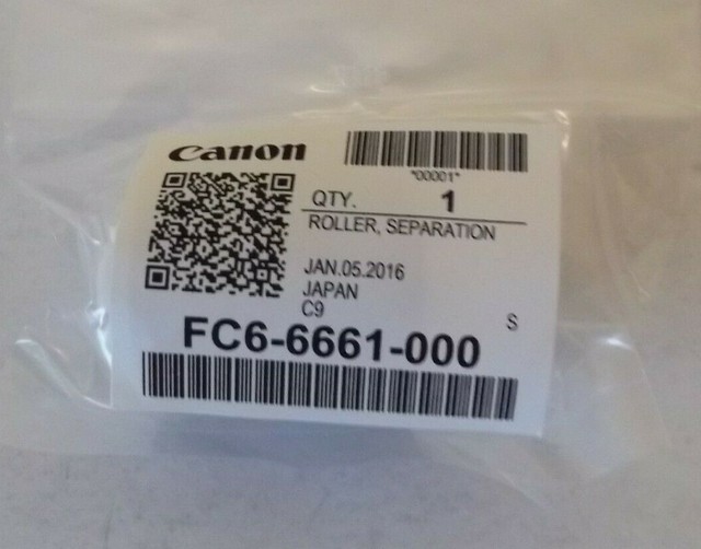 Genuine Canon Fc6-6661-000 Separation Roller Ten Units for sale online ...