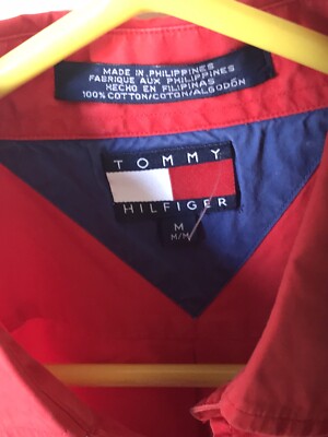 Vintage Tommy Hilfiger Red Label Short Sleeve Shirt | eBay