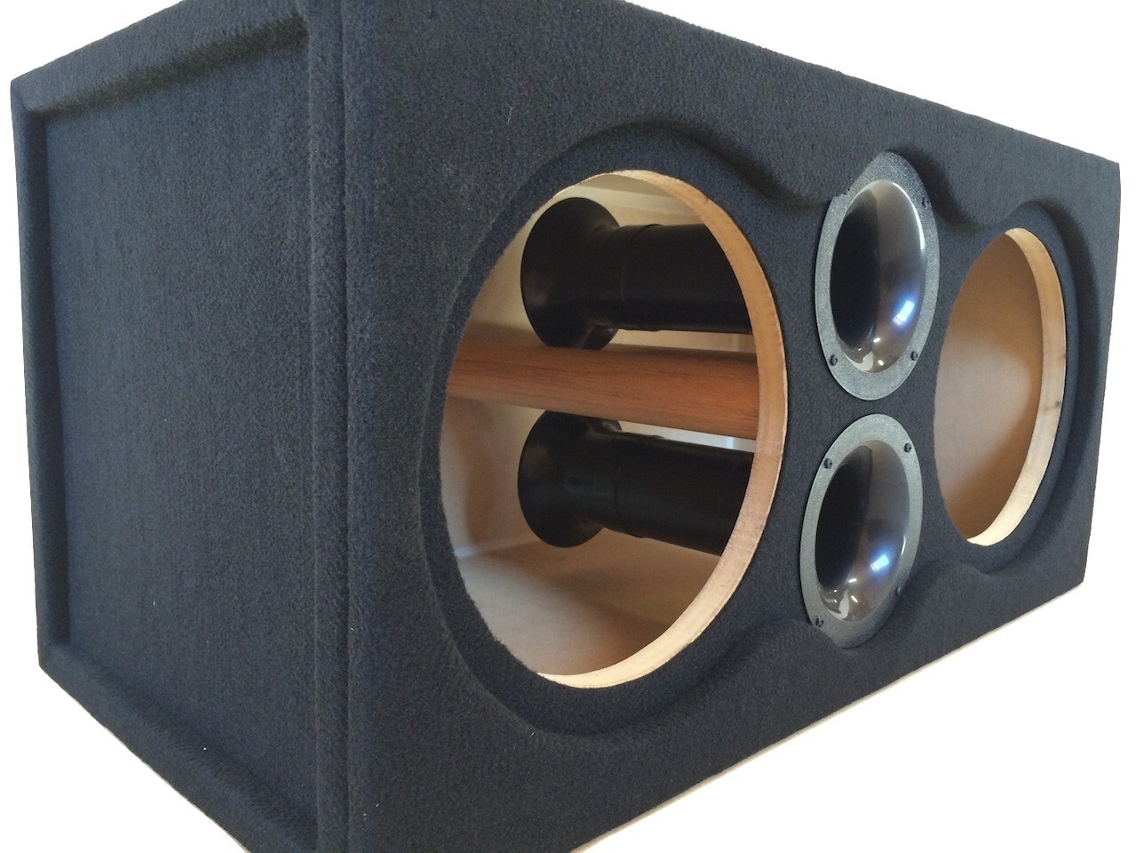 Custom Ported Subwoofer Enclosure Sub Box for 2 10" DD Audio 500 / 600 ...
