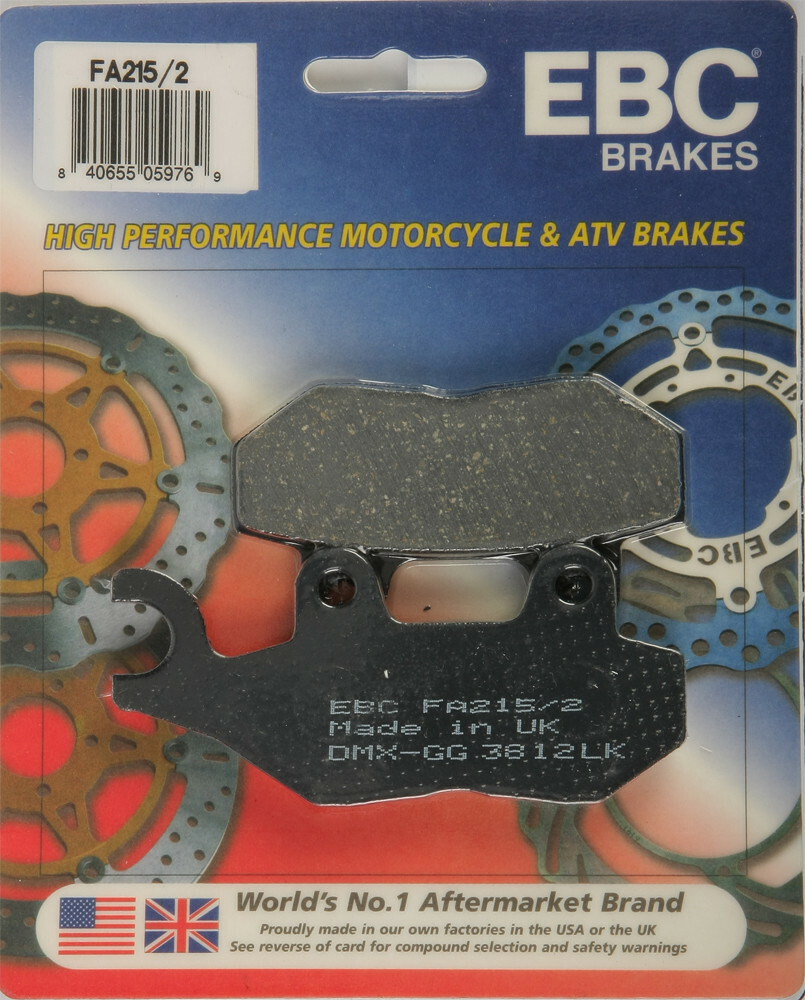 EBC Organic Brake Pads FA215/2 | eBay