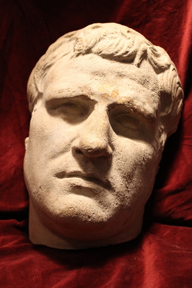 Greek Roman Head Caproni Style Plaster College Caesar Mythology God ...