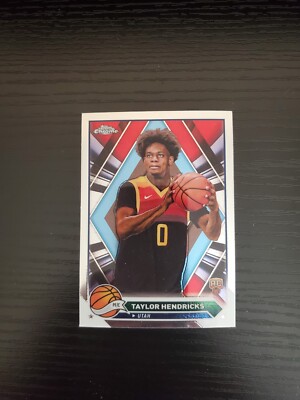 Taylor Hendricks - 2023-24 Topps Chrome Basketball Base Rookie Card RC ...