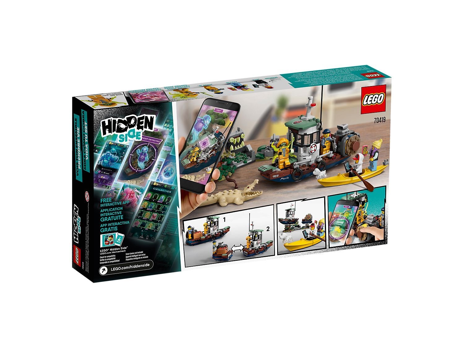 LEGO 70419 Hidden Side Wrecked Shrimp Boat 5702016365412 | eBay