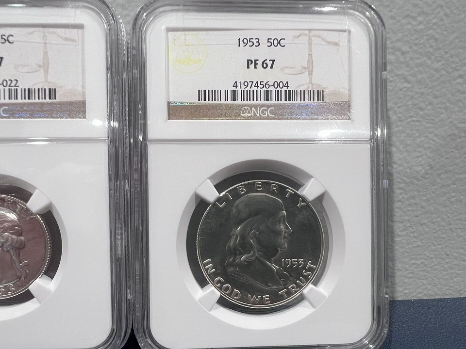 1953 Proof Set 1c, 5c, 10c, 25c, 50c ALL NGC PF67 (CGE) | eBay